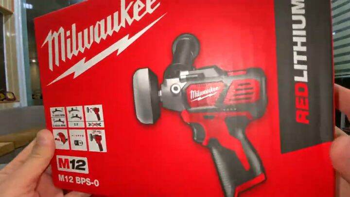 100% Genuine Milwaukee M12 3" Inch 76 mm Compact Polisher Machine ...