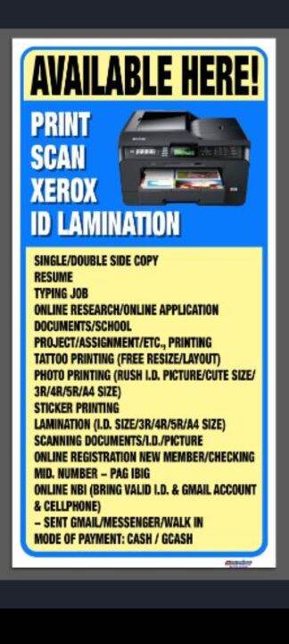 PRINT/ SCAN /XEROX 2X4FT TARPAULIN PRINT | Lazada PH