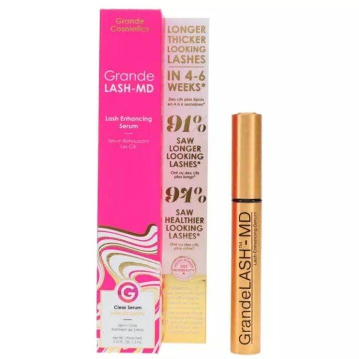 GrandeLASH-MD เซรั่มบำรุงขนตายาว2มล./4มล | Lazada.co.th
