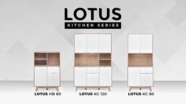 Activ Highboard Kichen Cabinet Lotus HB 80 Lemari Dapur / Rak Kabinet ...