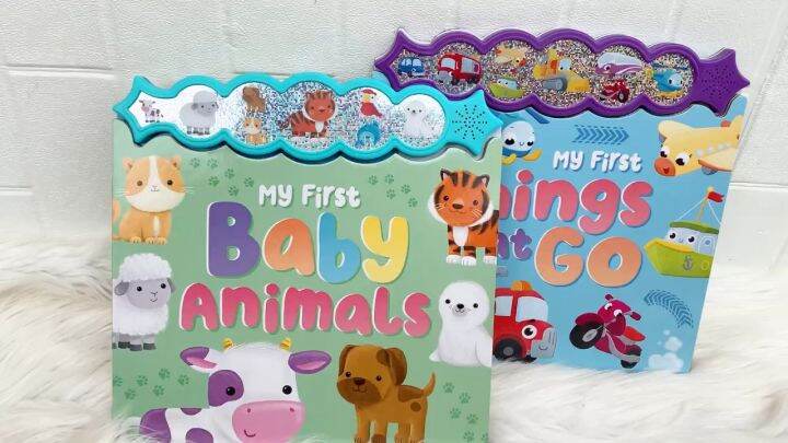 My First Baby Animals / My First Things That Go - Sparkle Sound Books ...