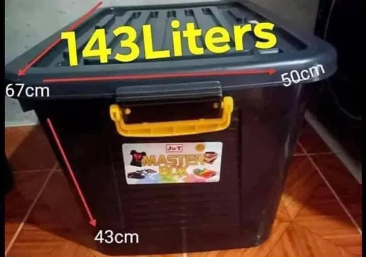 Buy 1 Take 1 143Liters Storage Box | Lazada PH