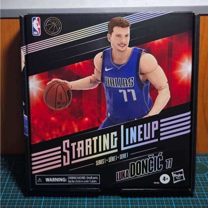 Hasbro NBA Starting LineUp Luka Doncic Dallas Mavericks No. 77 Series 1 ...