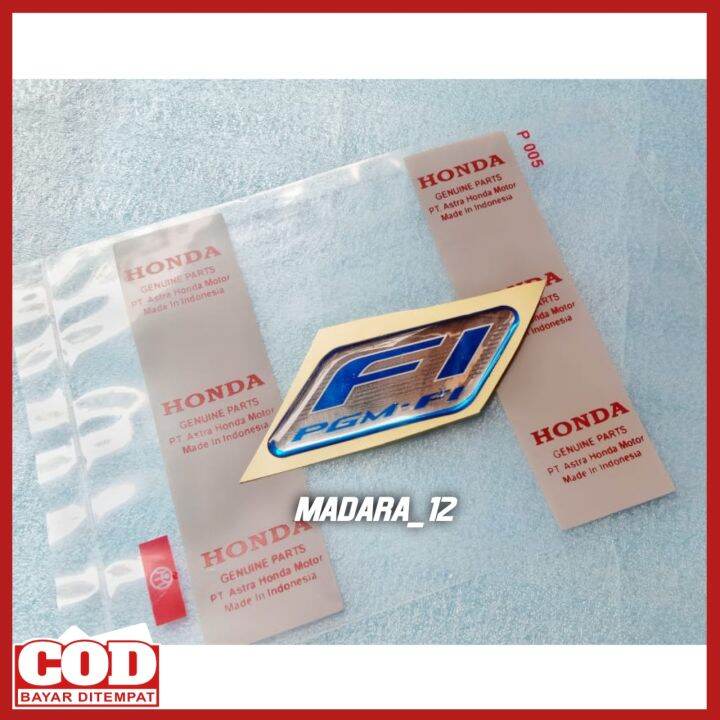 EMBLEM STIKER HONDA PGM-FI / EMBLEM STICKER STIKER LOGO HONDA PGM-FI ...