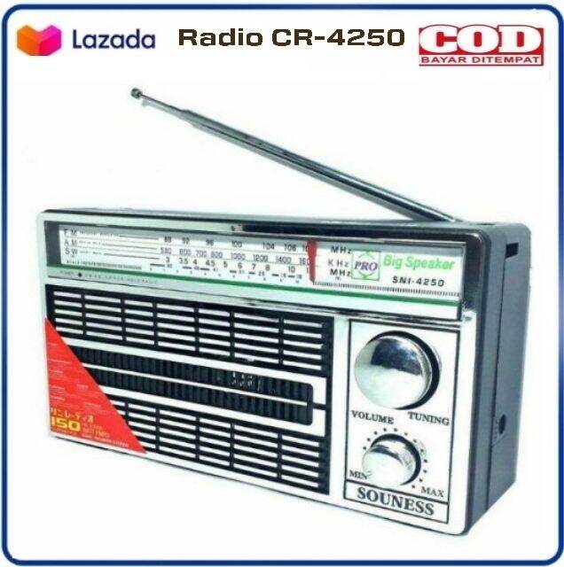 Radio Internasional CR-4250 Radio digital Rodja TV FM/AM/SW | Lazada ...