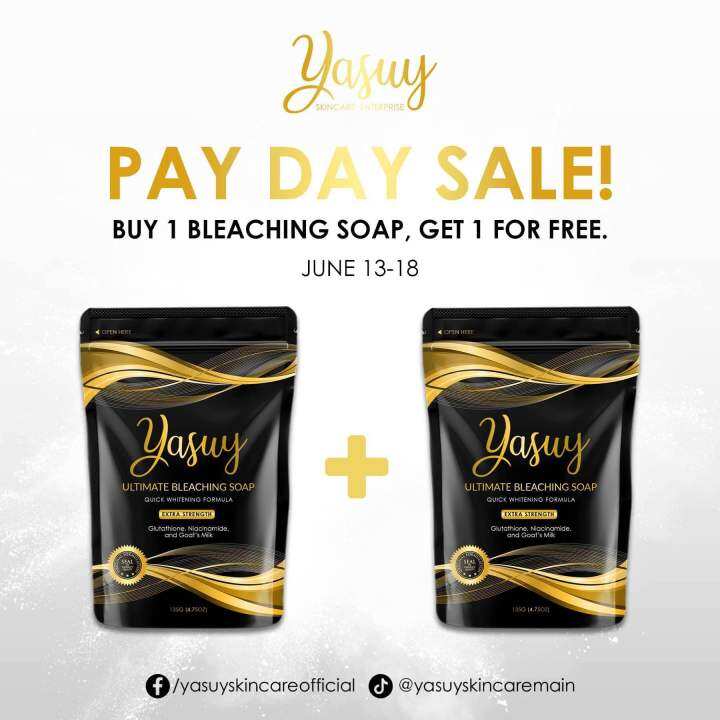 Buy 1 Take 1 Yasuy Ultimate Bleaching Soap | Lazada PH