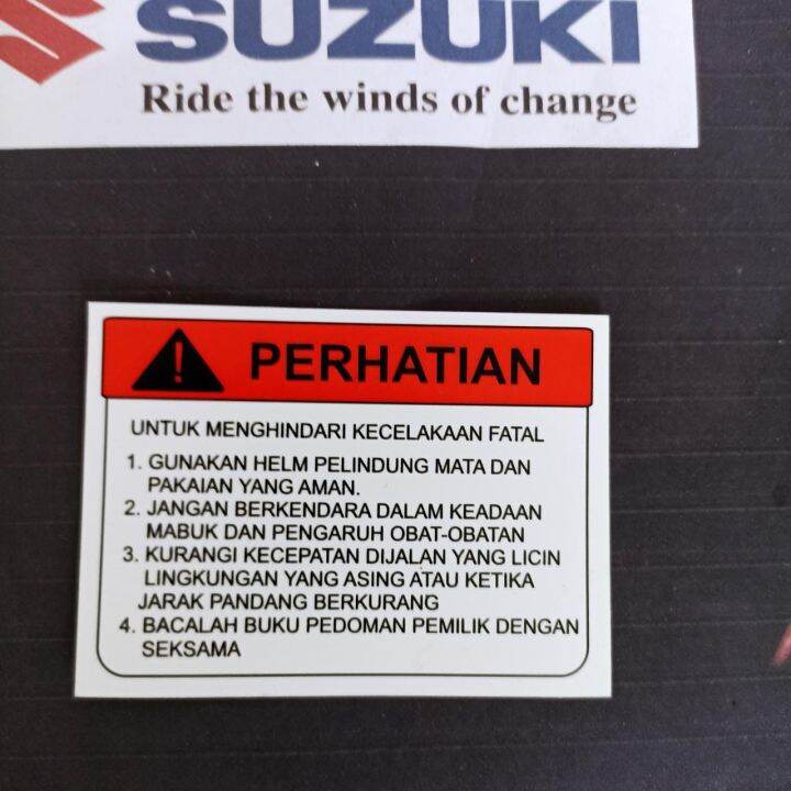 stiker perhatian | Lazada Indonesia