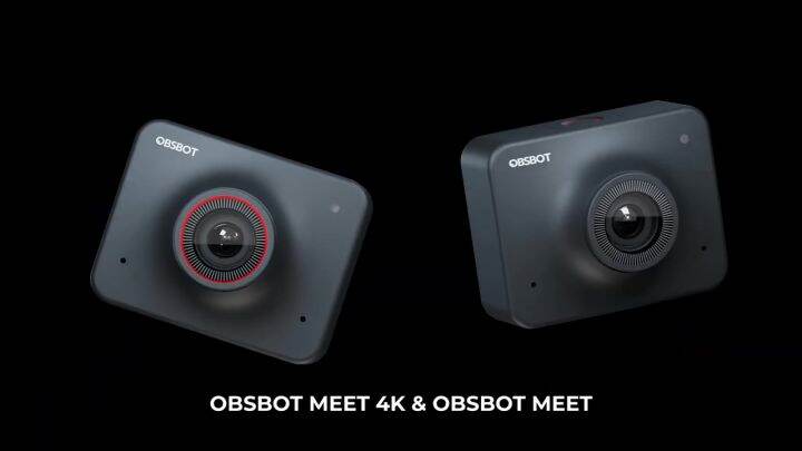 OBSBOT MEET 4K Webcam | UHD 4K at 30 fps | 1080p at 60 fps | Dual ...