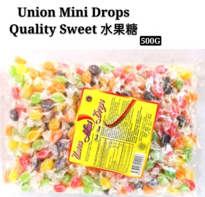 [490pcs+-] UN Mini Drops Assorted Fruit Candy Gula Gula | Lazada