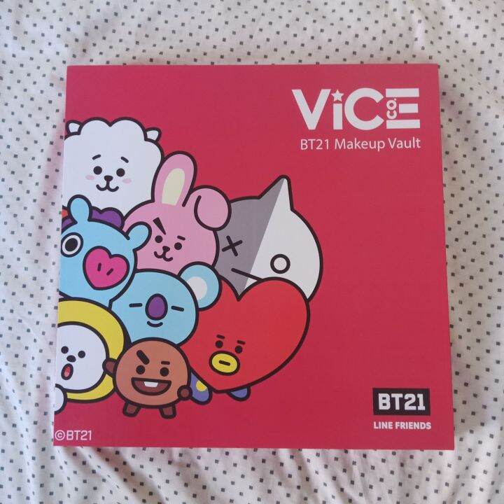[Official] RARE BT21 Vice Cosmetics Box + 5 random official BTS merch ...