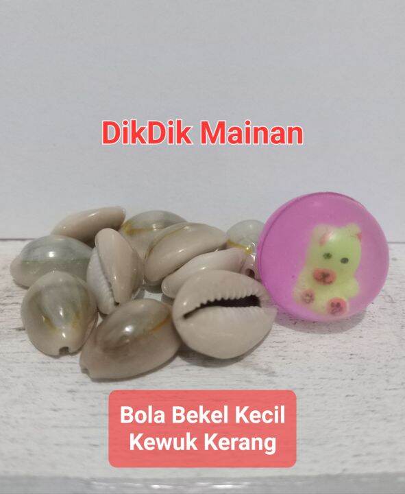PROMO!! Bekel Set 1 Bola Kecil + 10 Kewuk Kerang | Lazada Indonesia
