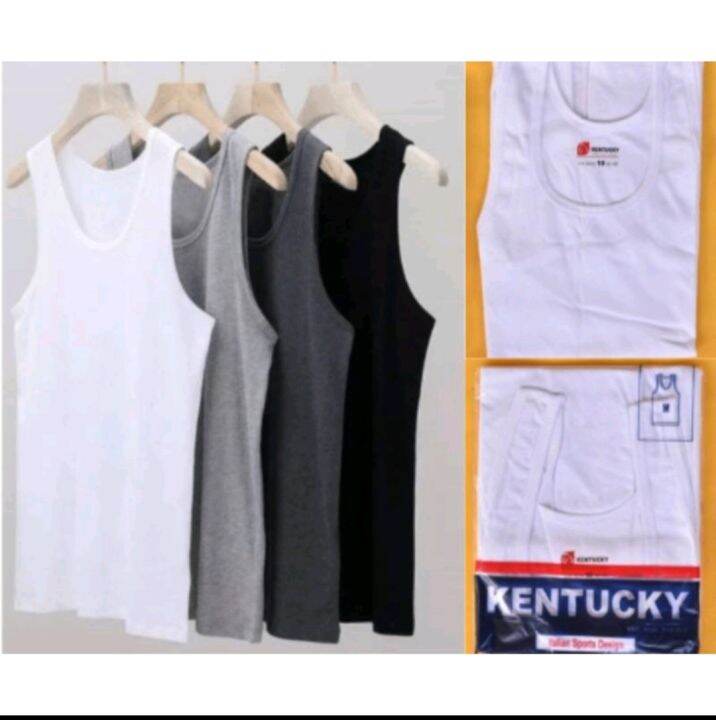 Legit Kentucky White Sando for kids size soft cotton can be wore inside ...