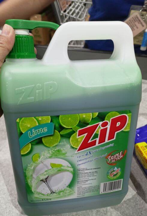 ZIP DISWASHING LIQUID 4L | Lazada PH