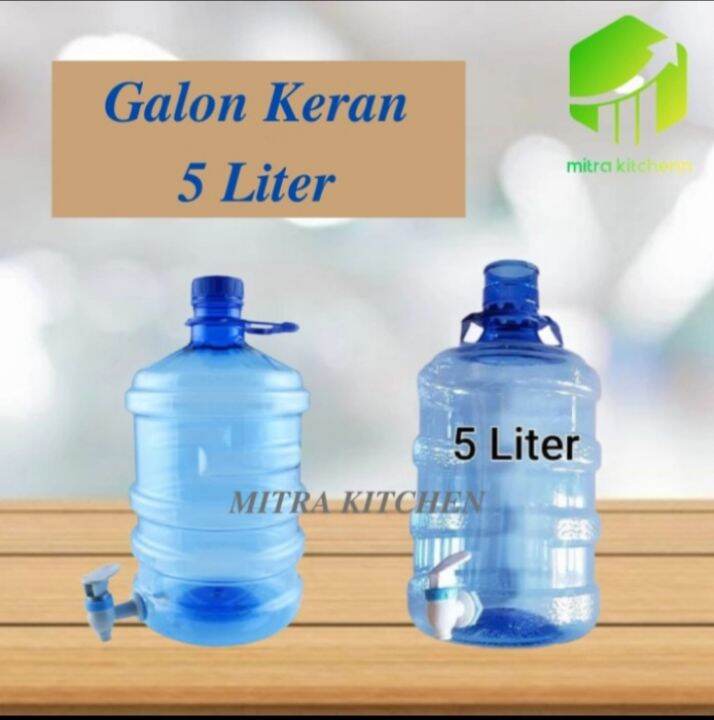 Galon Air 5 Liter Galon Air Tambah Keran Galon Kecil | Lazada Indonesia