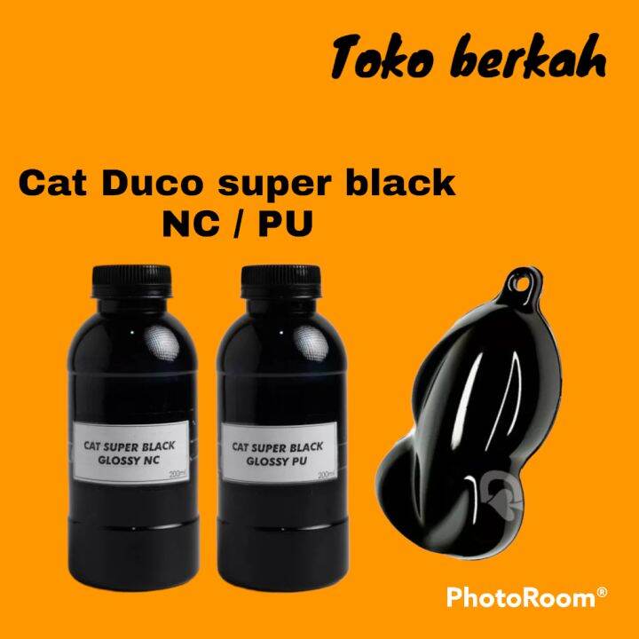 Cat Duco super black glossy NC PU 200ml | Lazada Indonesia