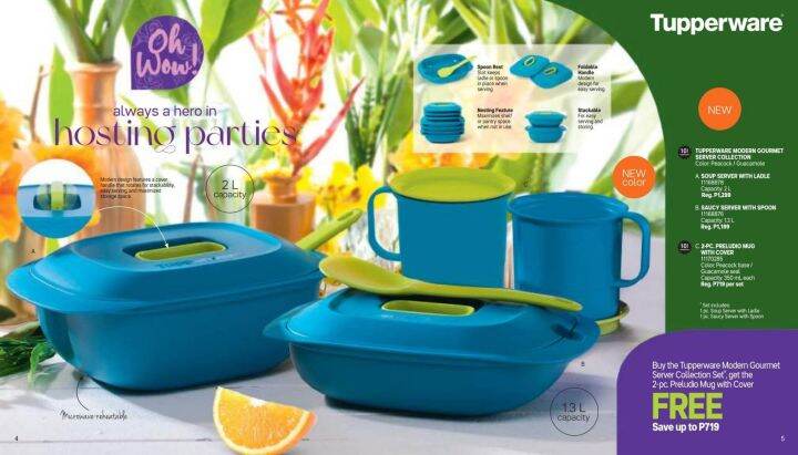 Tupperware Modern Gourmet Server Collection | Lazada PH