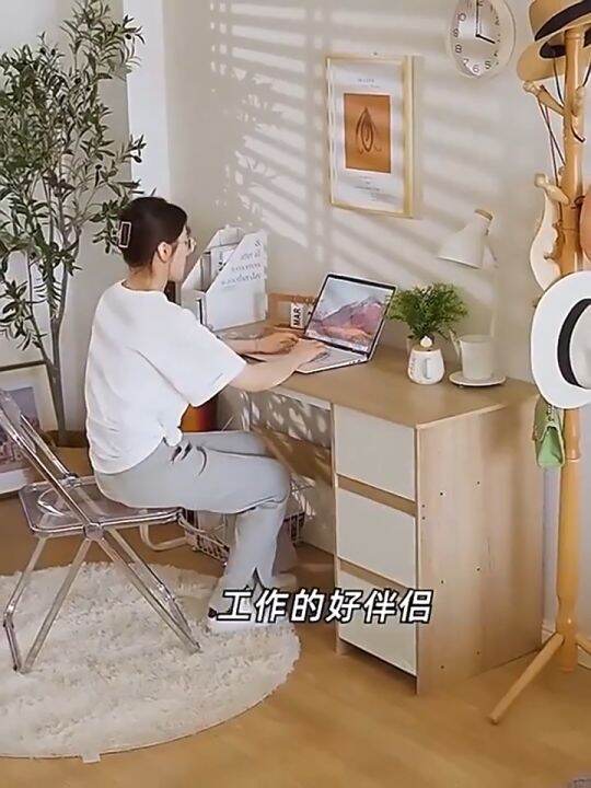 OTA-140CM Meja belajar Multifunction Computer Study Table With Drawer ...