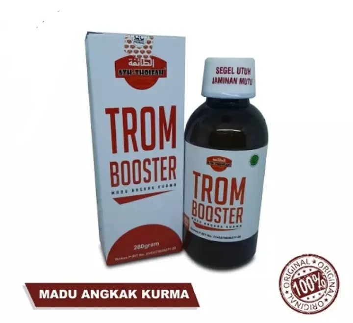 Madu angkak kurma trom booster 280g | Madu obat demam berdarah | typus ...