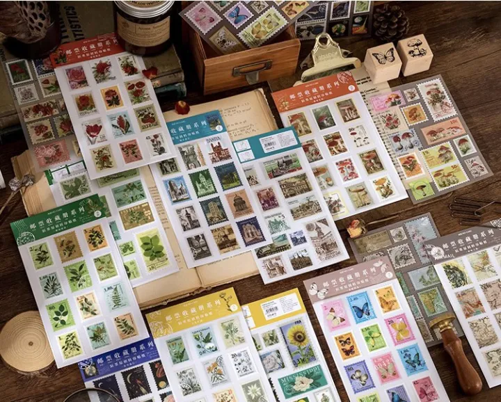 Sticker Aesthetic - 92 Dekorasi Journal Planner Scrapbook STAMPS ...