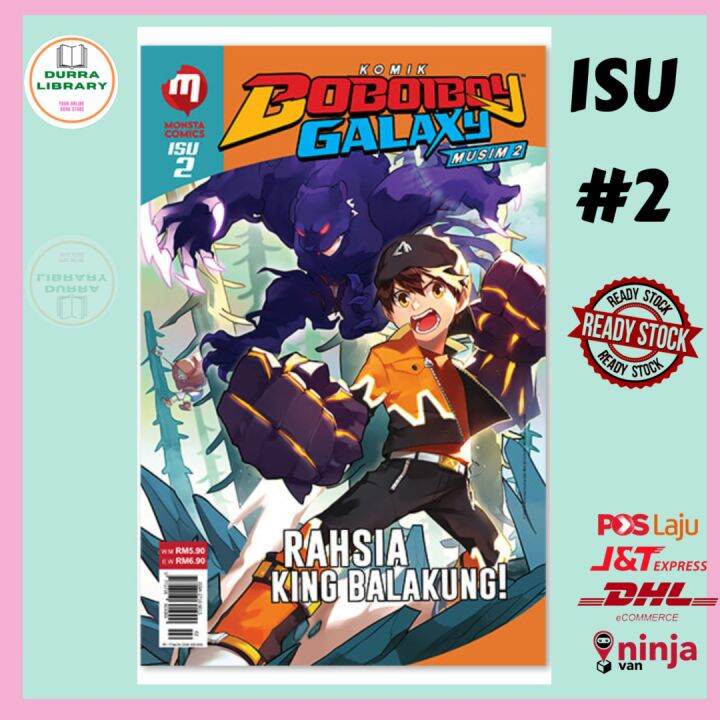 Komik BoBoiBoy Galaxy Musim 2 : Isu 2 “RAHSIA KING BALAKUNG! | Lazada