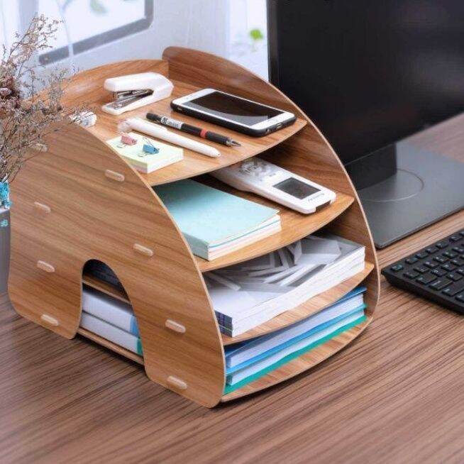 PROMO - RAK BUKU LACI KANTOR MINIMALIS TEMPAT BOX FILE ATAS MEJA ...