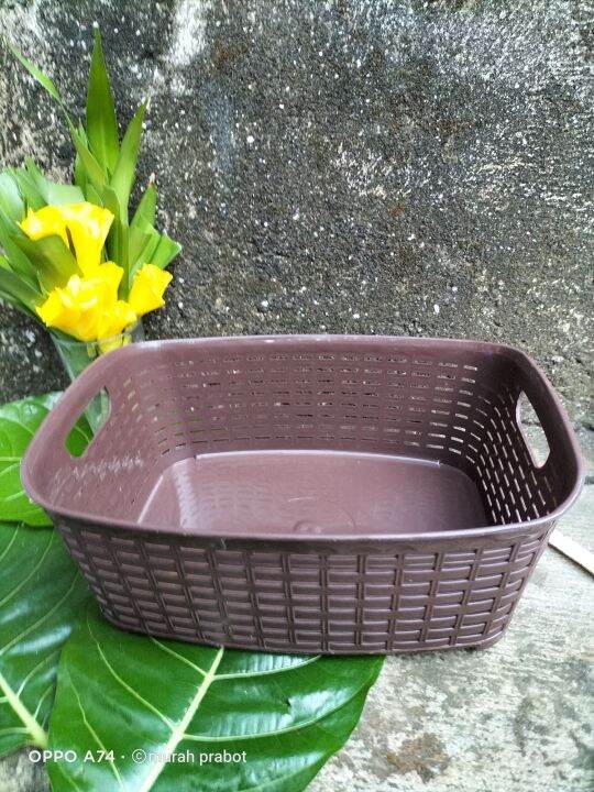 kranjang kotak tempat menyimpan barang (26×20cm) | Lazada Indonesia