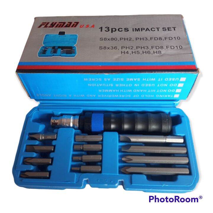 13pcs impack drive shock drive original flyman u. s. a | Lazada PH