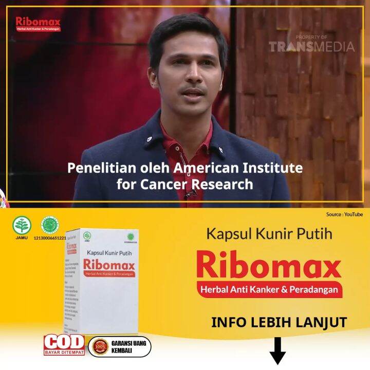 Paket 20 Botol Kapsul Kunir Putih / Kunyit Putih Alami | RIBOMAX | Obat ...