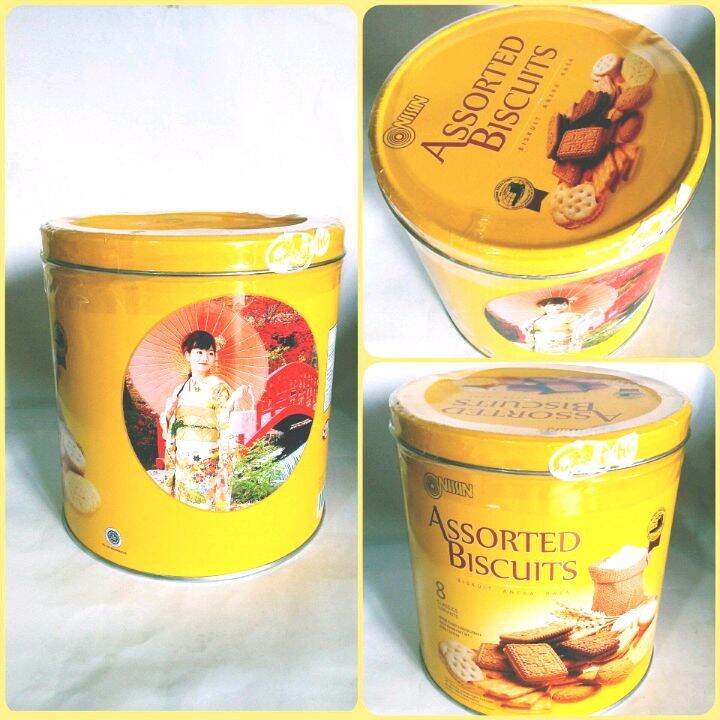 BISCUIT NISSIN ASSORTED KALENG KUNING - Biskuit Nissin Aneka Rasa 650 g ...