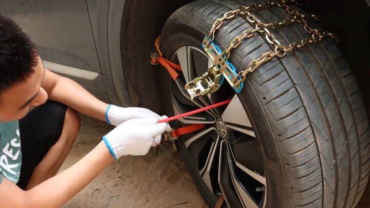 🇵🇭 Car Tire Chain Anti-Skid Chain Professional 3 Chains Balance Design ...