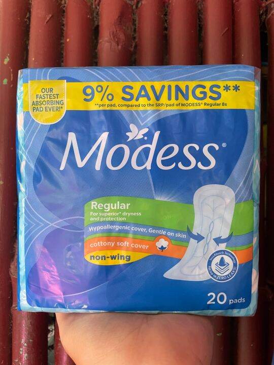 Modess Regular (20 pads) | Lazada PH