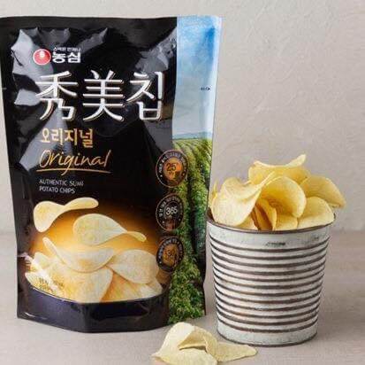 [พรีออเดอร์]ขนมมันฝรั่งทอดกรอบ sumi chips flavor brand nongshim 85 g 수미 ...