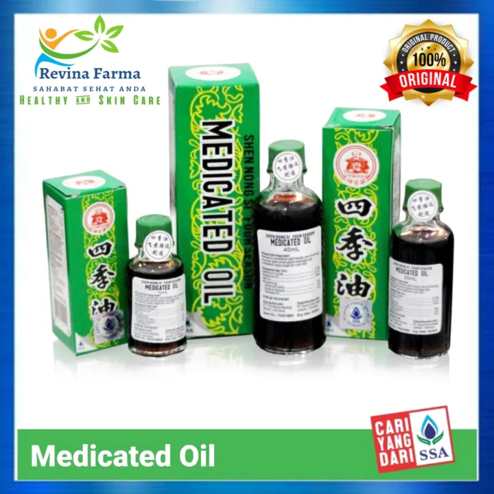 Medicated Oil 40ml, 20ml, 12ml, 6ml Minyak Angin Menthol, Minyak Angin ...