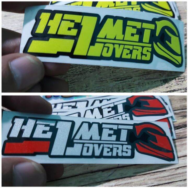STICKER HELM HELMET LOVERS CUTTING | Lazada Indonesia
