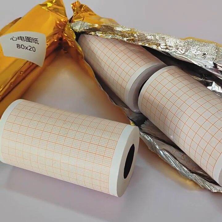 Kertas EKG Roll 80mmx20m 110mmx20m 210mmx20m Kertas ECG Roll Untuk ECG ...