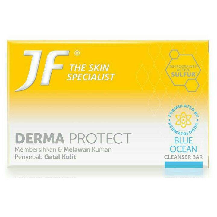 Sabun Sulfur Sabun Gatal JF Derma Protect Blue Ocean 90 gram, Sabun ...