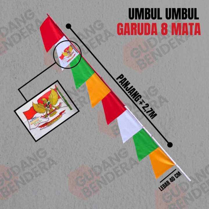 Bendera umbul umbul warna hijau 20pcs | Lazada Indonesia