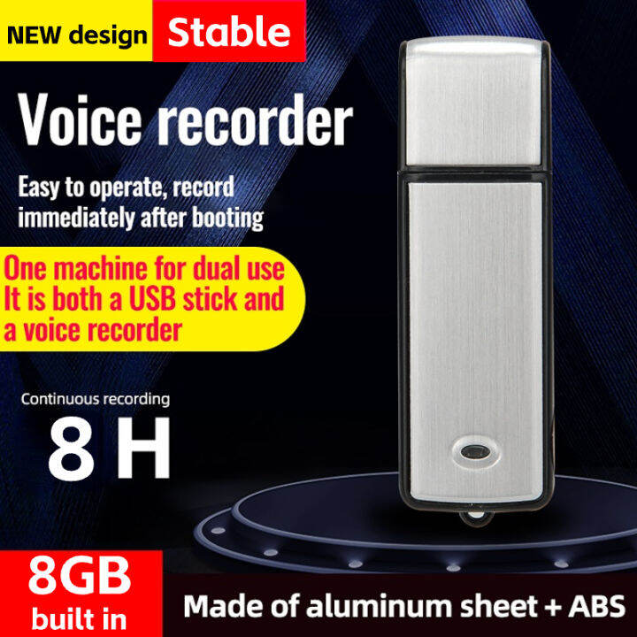 8GB USB Digital Audio Voice Recorder USB Disk Flash Drive Memory Stick ...