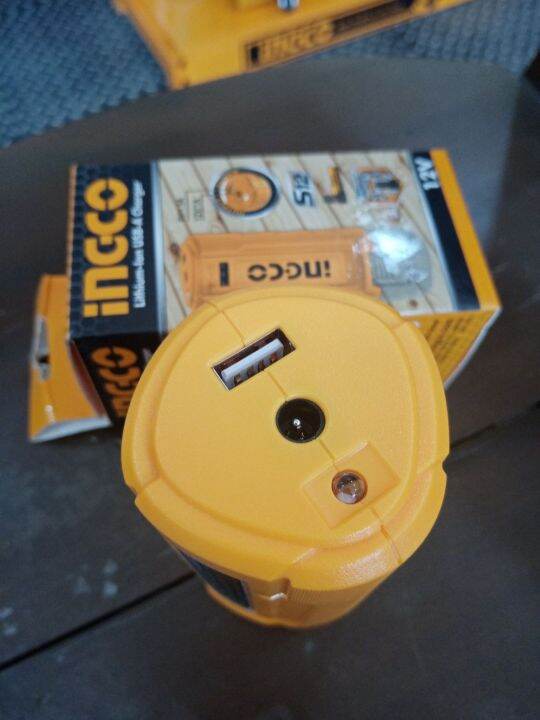INGCO Lithium-Ion USB-A Charger 12 V (Model:CUCLI1201)Qubikhardware ...