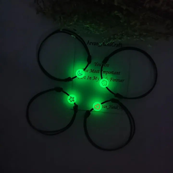 Gelang Glow In The Dark Model Simbol / Gelang Menyala Dalam Gelap ...
