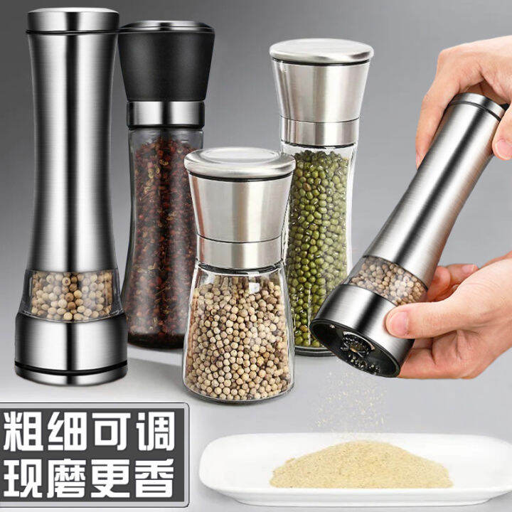 Manual Electric Pepper Grinder Grinder Sea Salt Ground Black Pepper ...