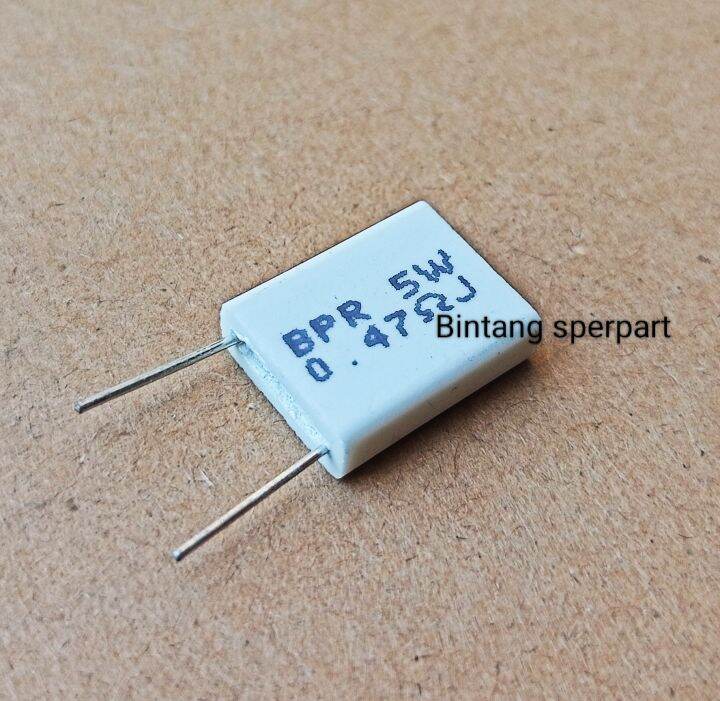 RESISTOR BPR 5W 0.47 OHM RESISTOR 5W 0.47 OHM RESISTOR BPR 5 WATT 0.47 RESISTOR BPR 0,47 OHM ...