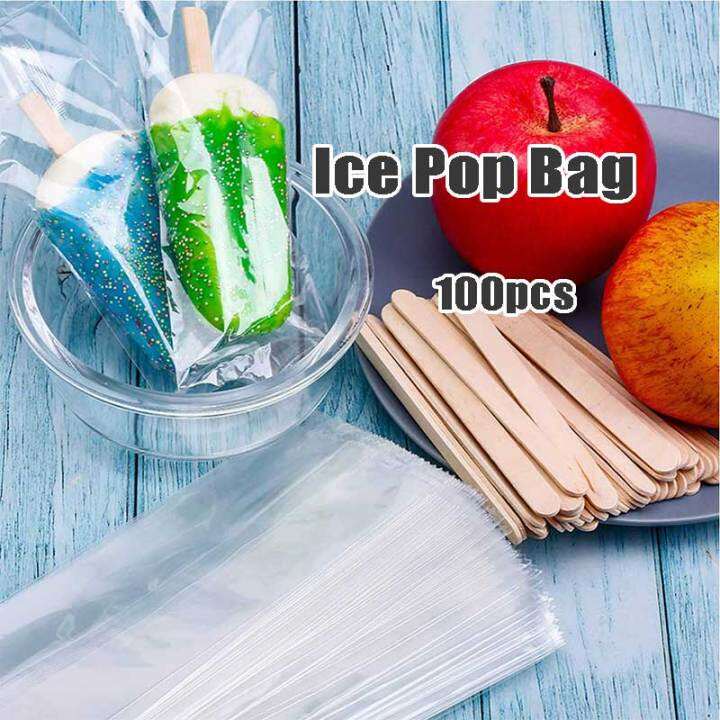 1000Pcs Disposable Popsicle Package Bags Transparent Popsicle Bags ...