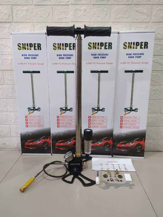 Pompa PCP SNIPER 6000psi 3 Stage G3L Silver | Lazada Indonesia