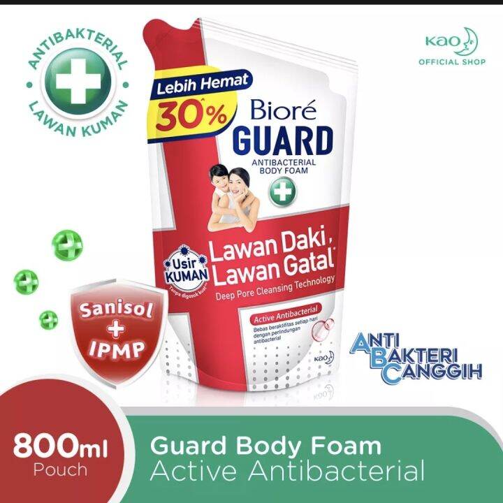 Biore guard body wash merah hijau 800ml | Lazada Indonesia