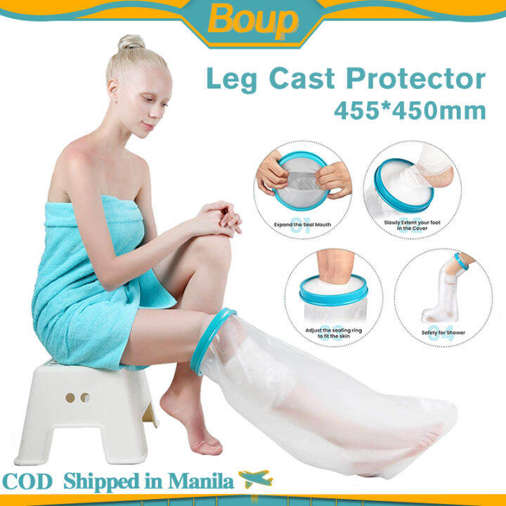 Adult Leg Cast Bandage Waterproof Protector Cover Reusable Covers for ...