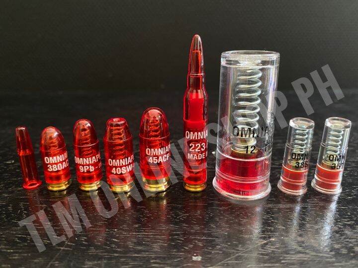 SNAP CAPS/DUMMY BULLET/PRACTICE Rounds- .22LR/.380/.9mm/.40/.45/.38spl ...