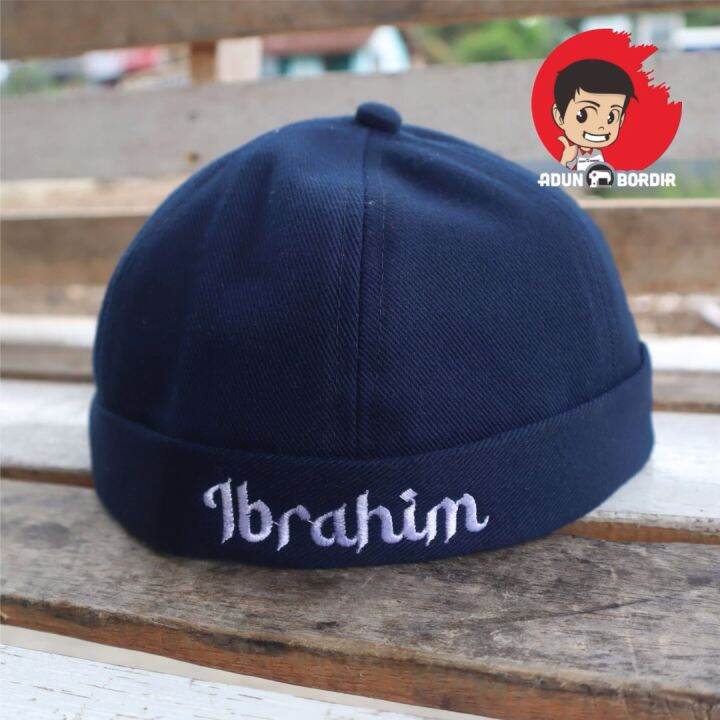 Peci Topi Miki Hat Peci UAS Bordir Custom Nama Ukuran Dewasa | Lazada ...