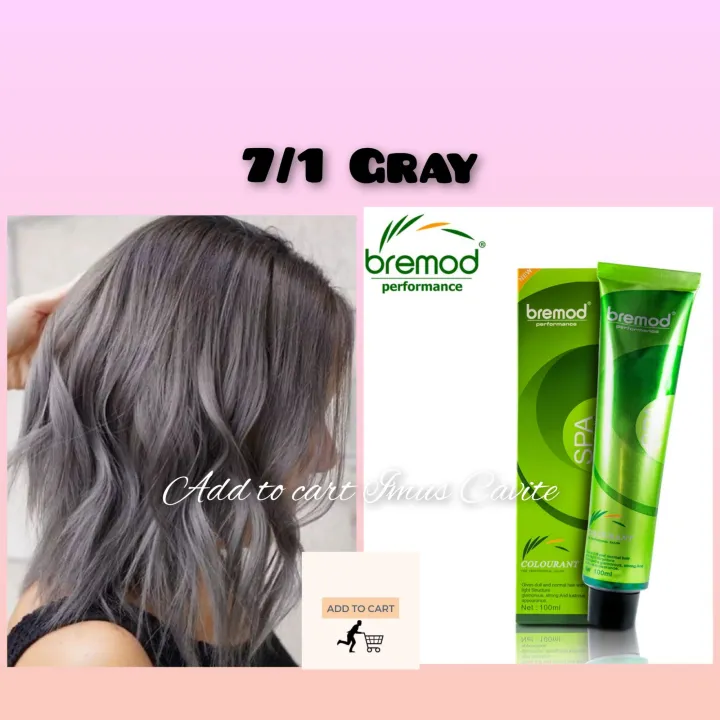 8/1 Gray Bremod Hair Color with Oxidizing | Lazada PH