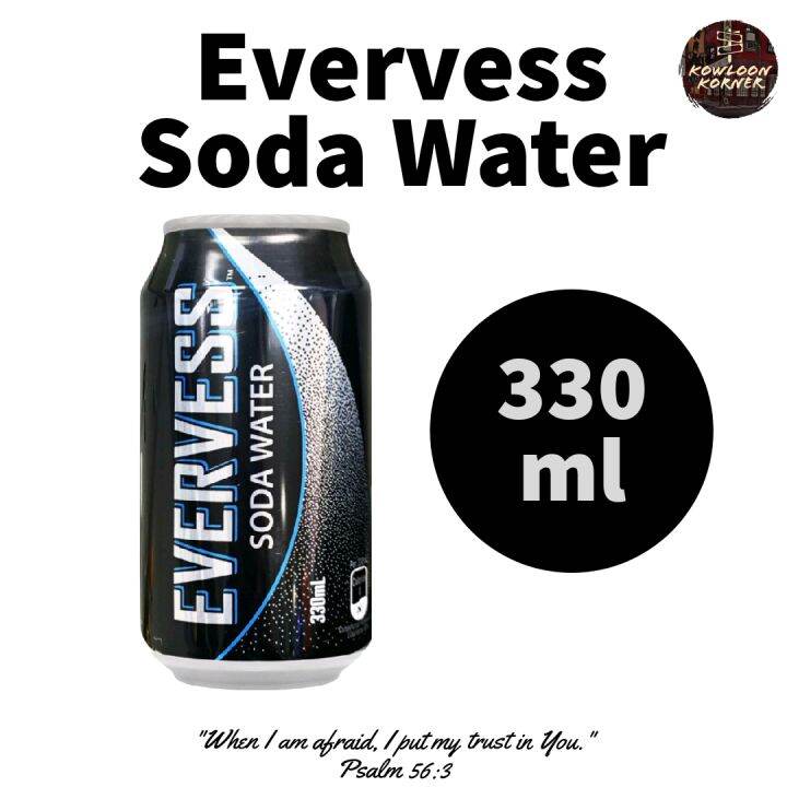 Evervess Soda Water 330ml Carbonated Soda Drink | Lazada PH